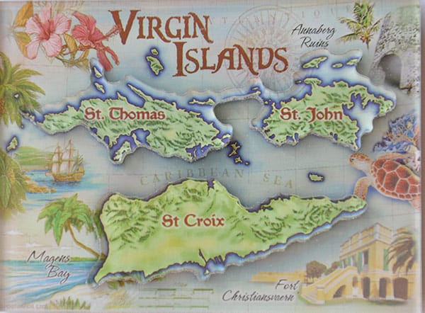 USVI Map