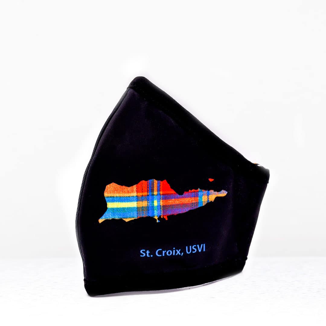St. Croix Madras Face Mask