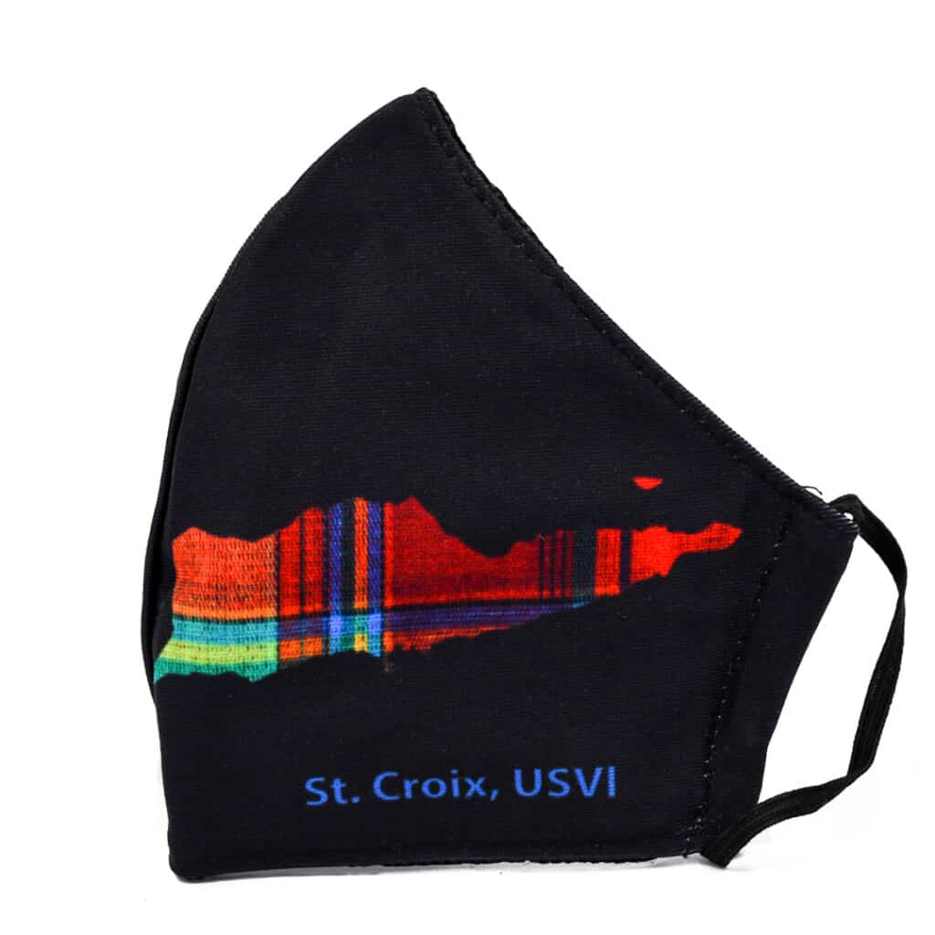 St. Croix Madras Face Mask